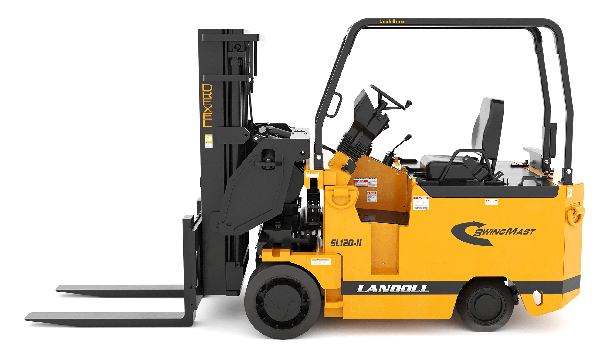 Drexel High-Capacity SwingMast® SL120 Forklift: SL120 Forklift ...